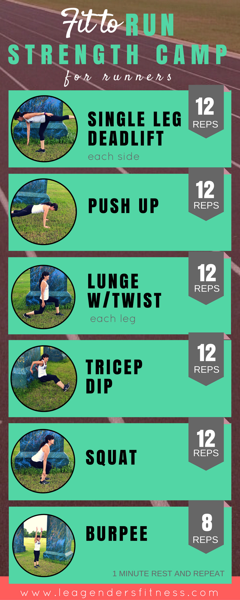 Fit to Run Strength Camp for Runners Workout — Lea Genders Fitness