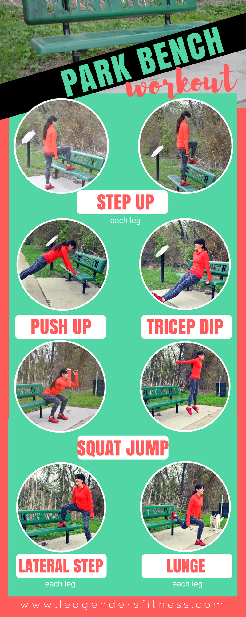 GET YOUR BUTT OUT OF PARK WITH THIS PARK BENCH WORKOUT — Lea Genders ...