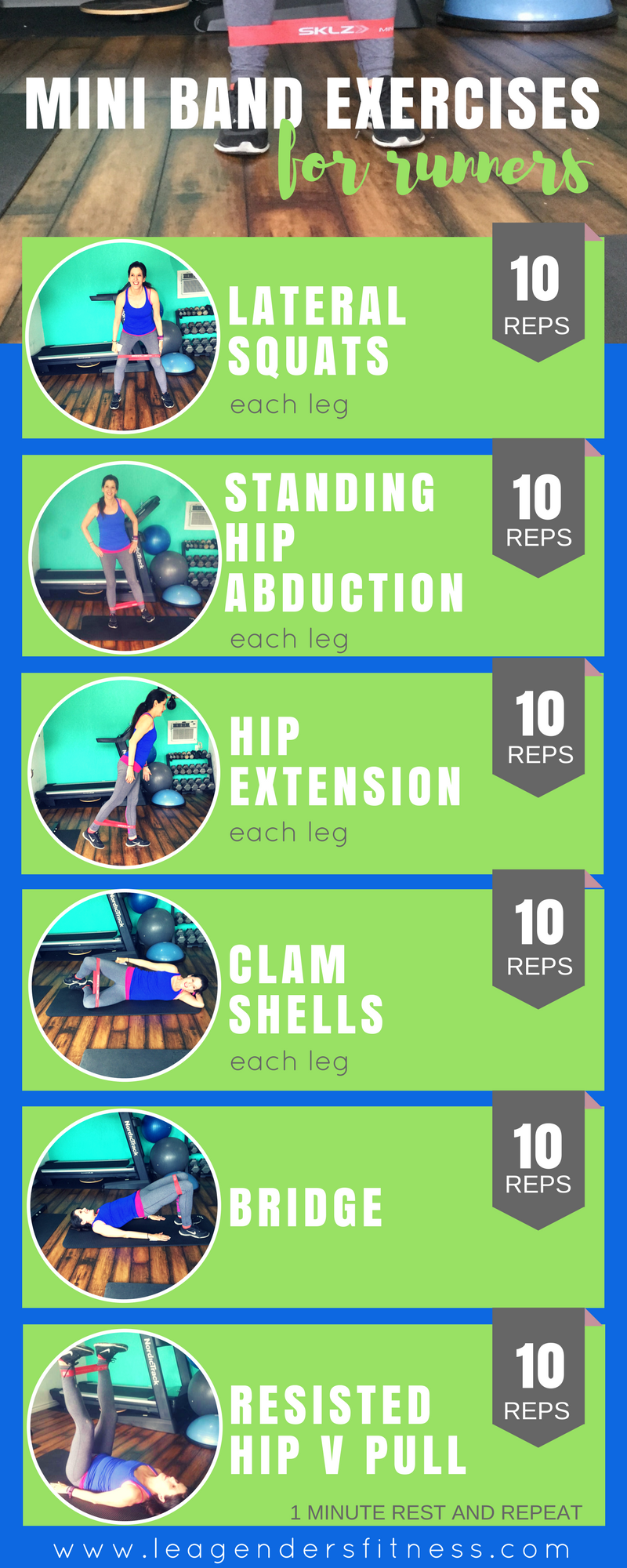 MINI BAND EXERCISES FOR RUNNERS — Lea Genders Fitness