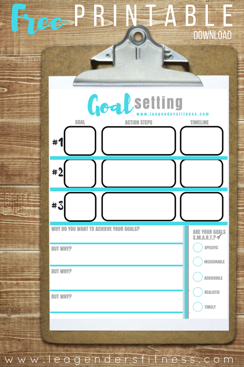 Goal Setting Exercise — Lea Genders Fitness