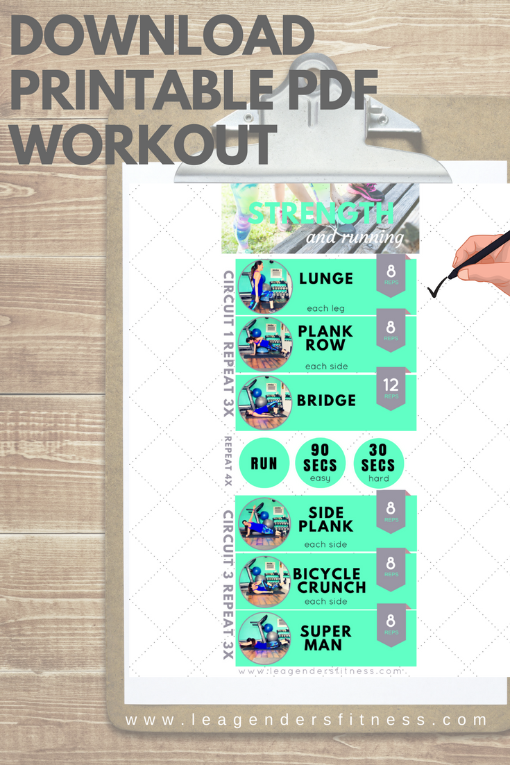 STRENGTH & RUNNING WORKOUT — Lea Genders Fitness