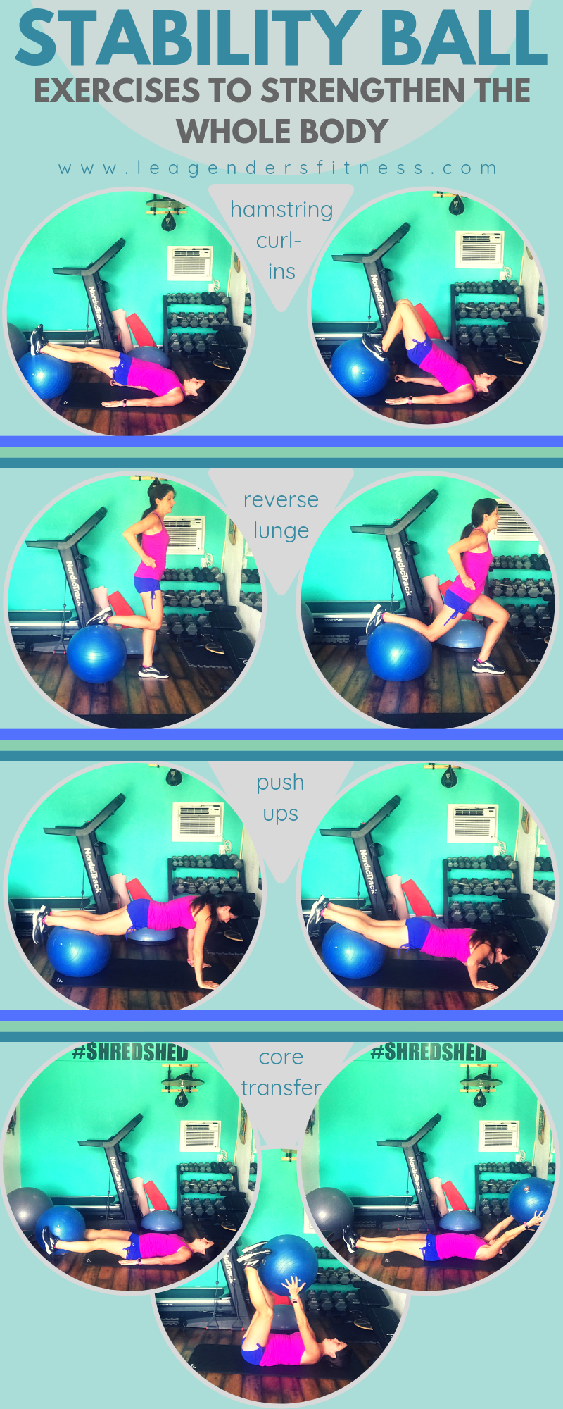 Stability Ball Exercises to Strengthen The Whole Body — Lea Genders Fitness
