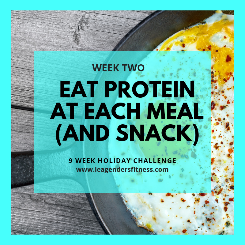 Nine-Week Holiday Challenge Week Two: Eat Protein at Each Meal and ...