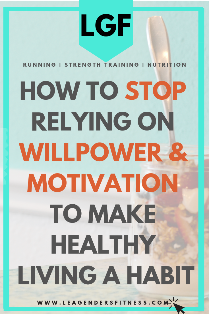 How to Stop Relying on Willpower and Motivation To Make Healthy Living ...