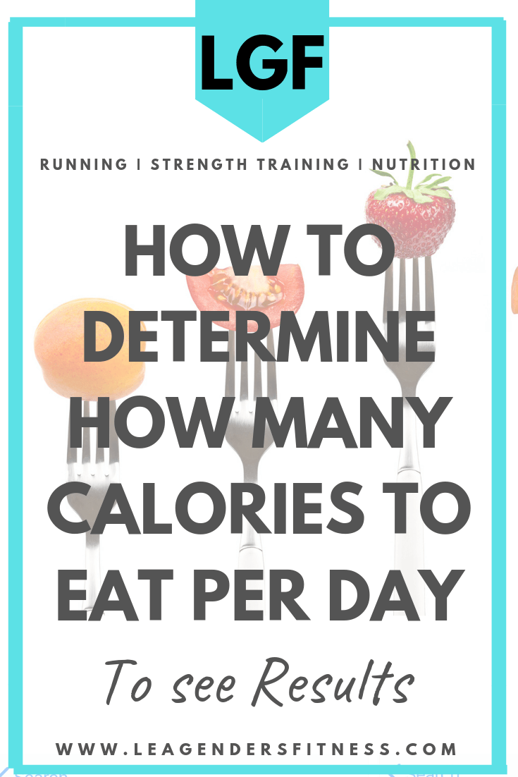 How To Determine How Many Calories To Eat Per Day To See Results — Lea ...