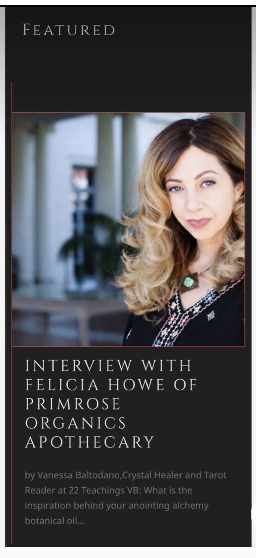 Primrose Apothecary Flower Essences