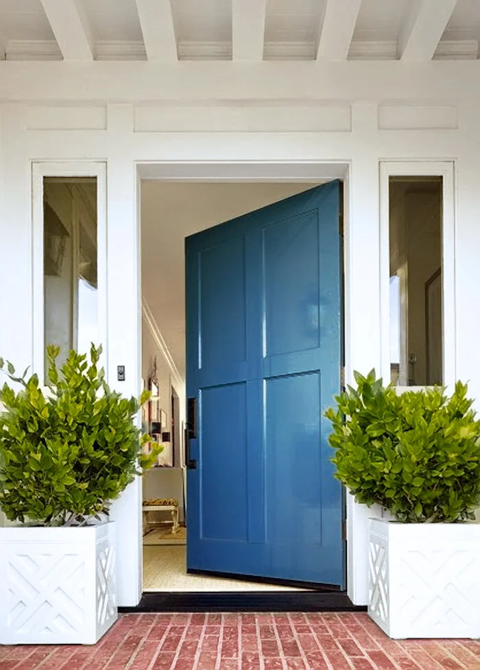 Classic White Front Door