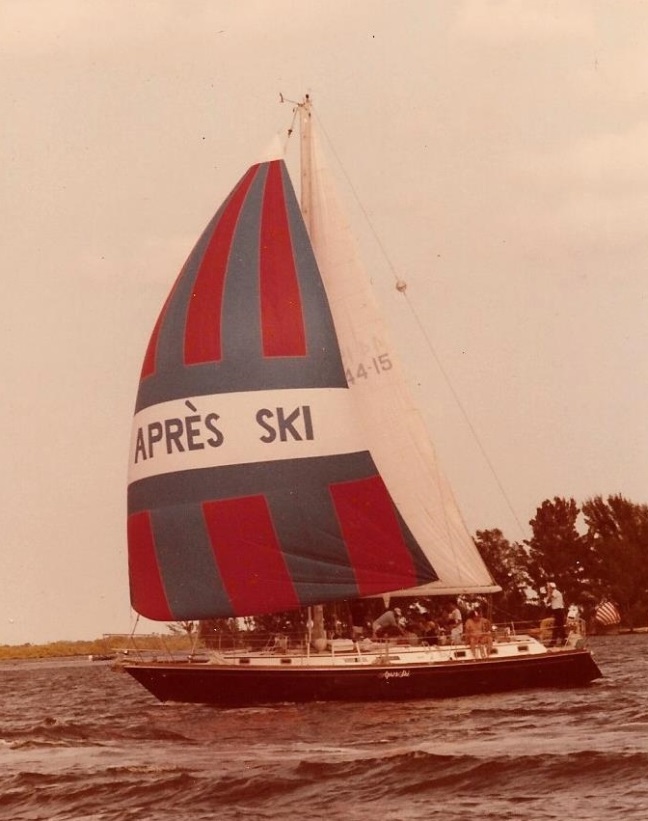 Heather Brindle Wolfe remembers life under sail. — Class of 1975