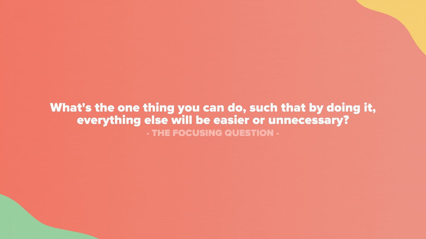 The One Thing Book Review | 27 Key Takeaways — Curious Refuge