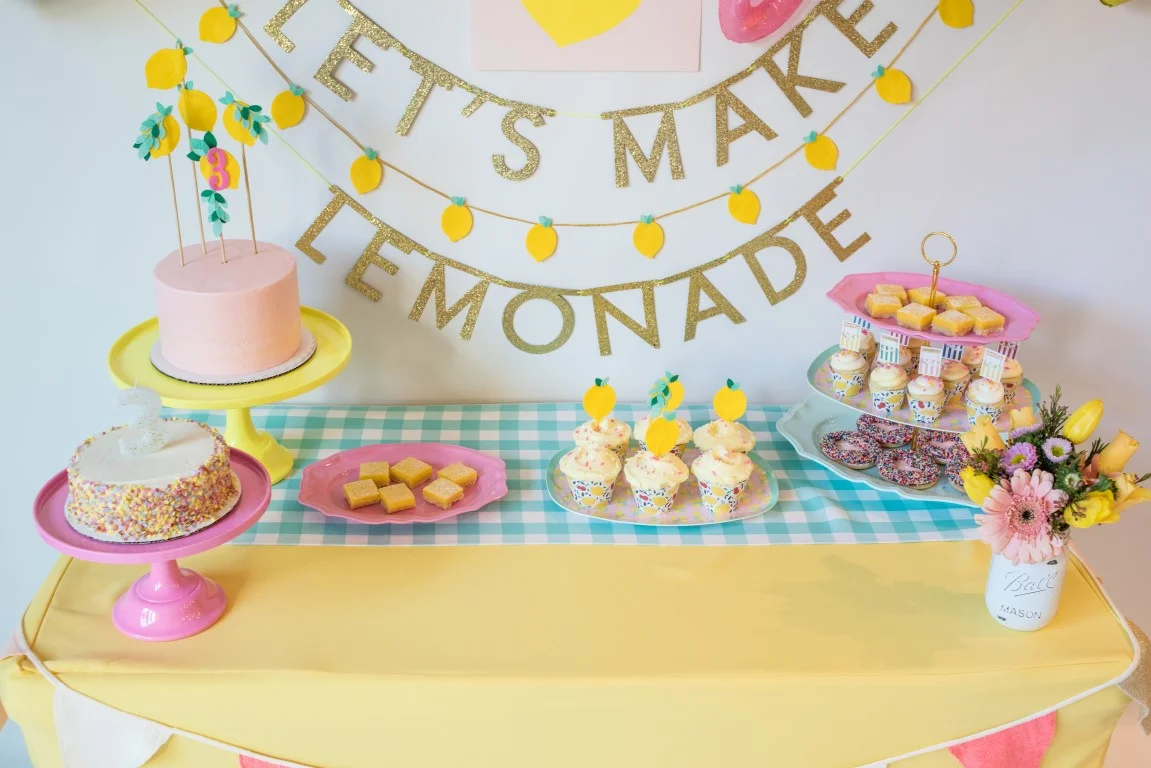 Lemon Party Inspiration for a Lemon or Lemonade Birthday Party — Sugar ...