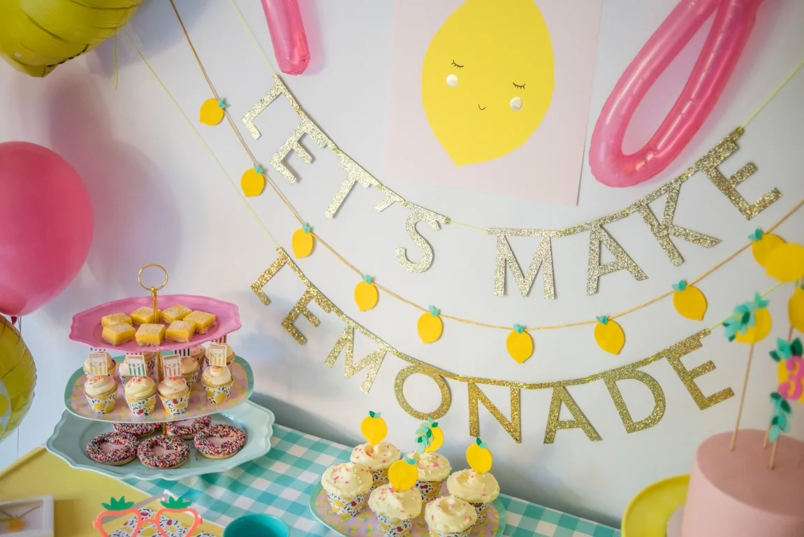 Lemon Party Inspiration for a Lemon or Lemonade Birthday Party — Sugar ...