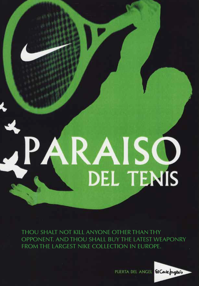 Nike Tennis Poster