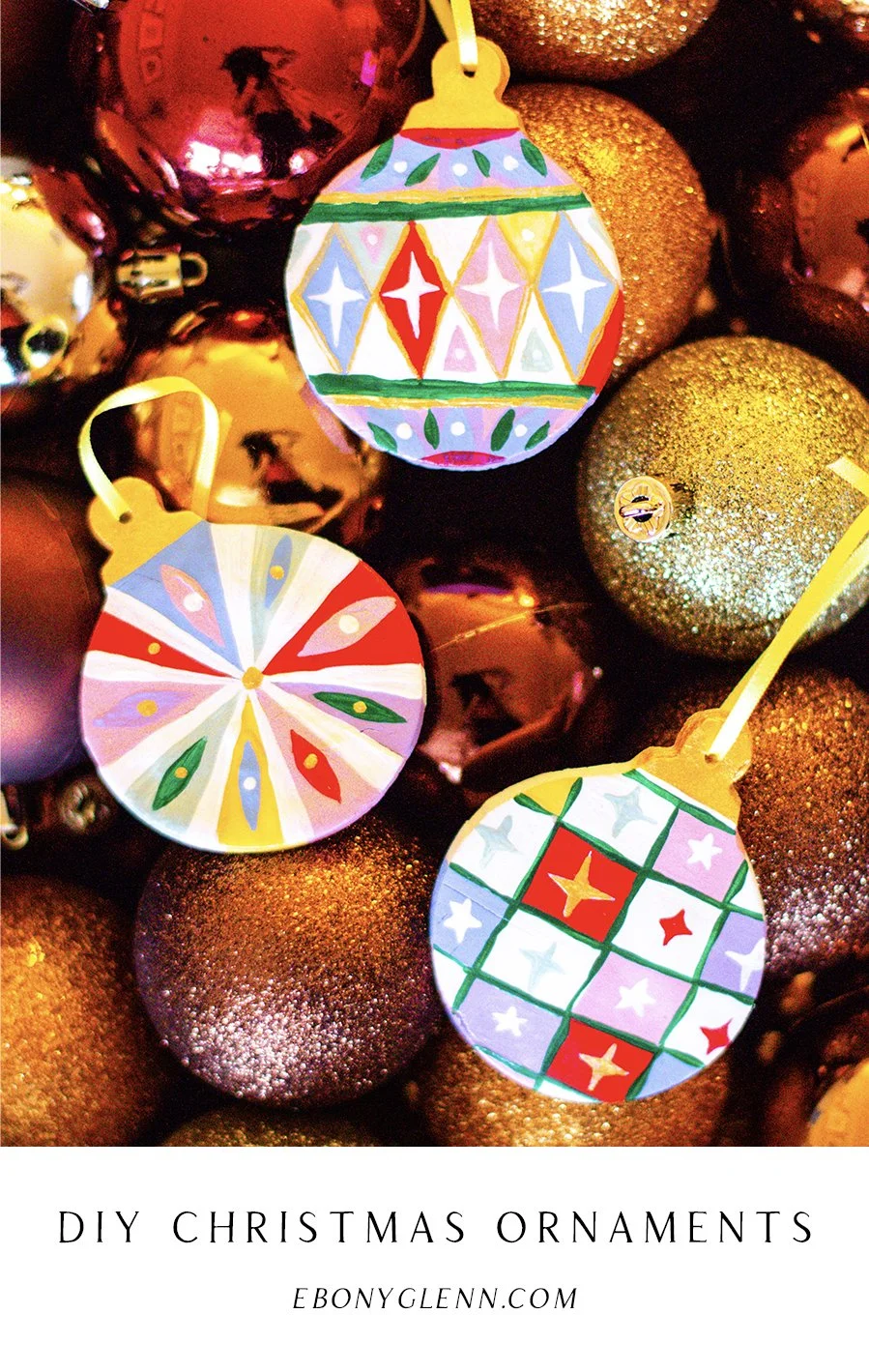 DIY Christmas Ornaments with Cornstarch and Baking Soda — Ebony Glenn ...