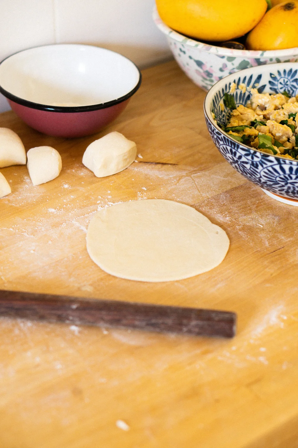 Crispy Egg and Ramp Pockets — Eat Cho Food
