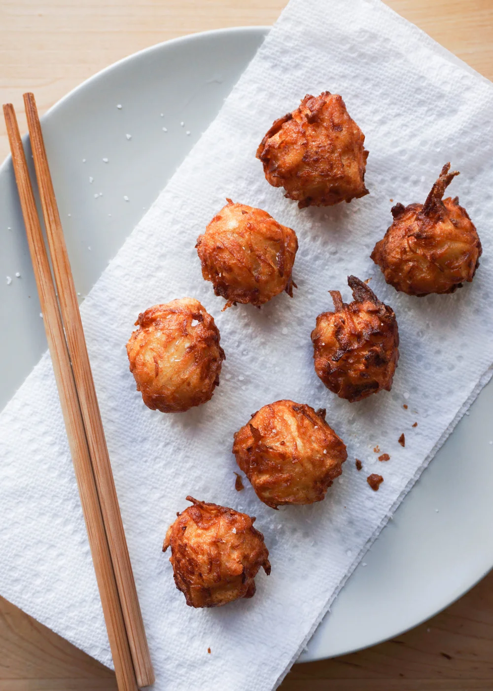 Taro Fritters (Gateau Arouille) — Eat Cho Food