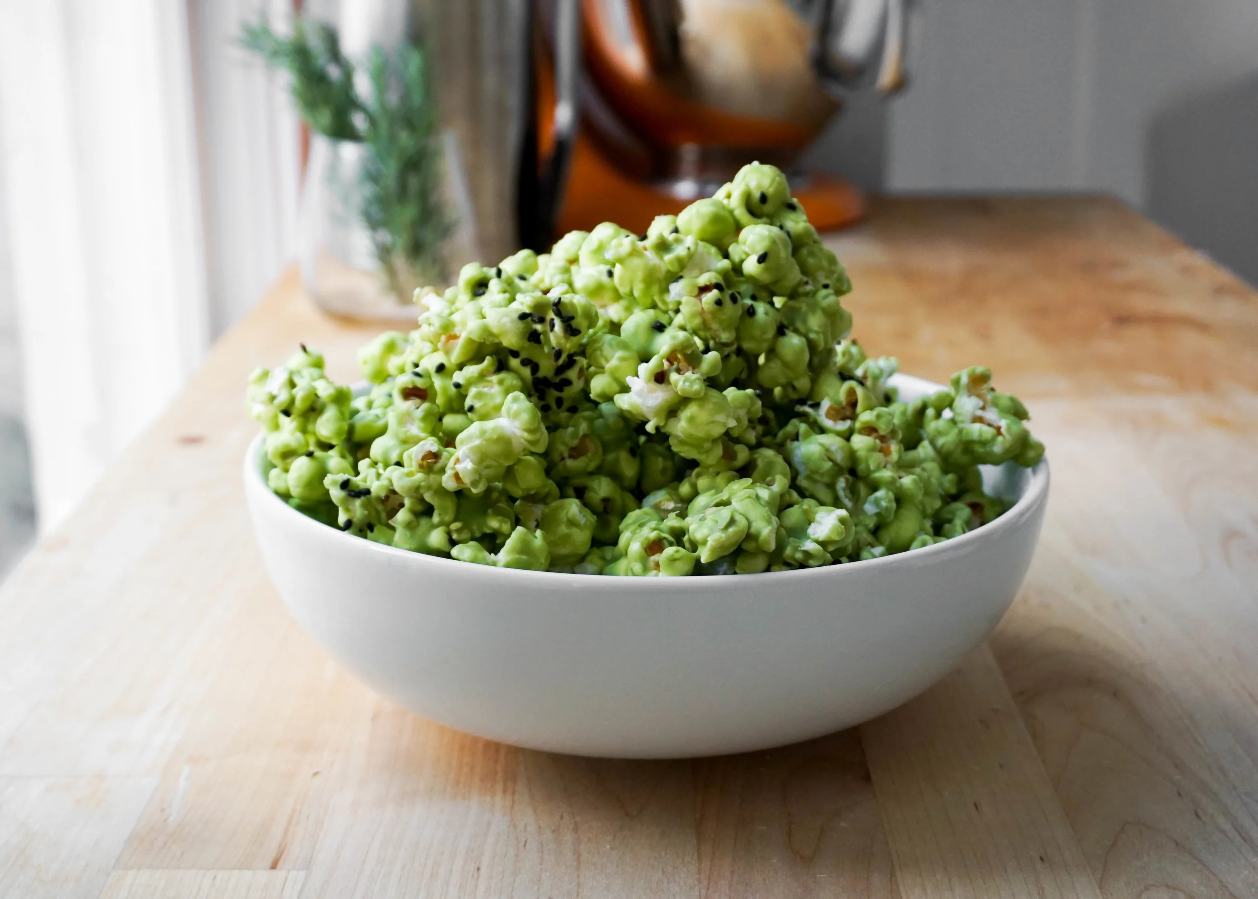 Matcha Popcorn — Eat Cho Food