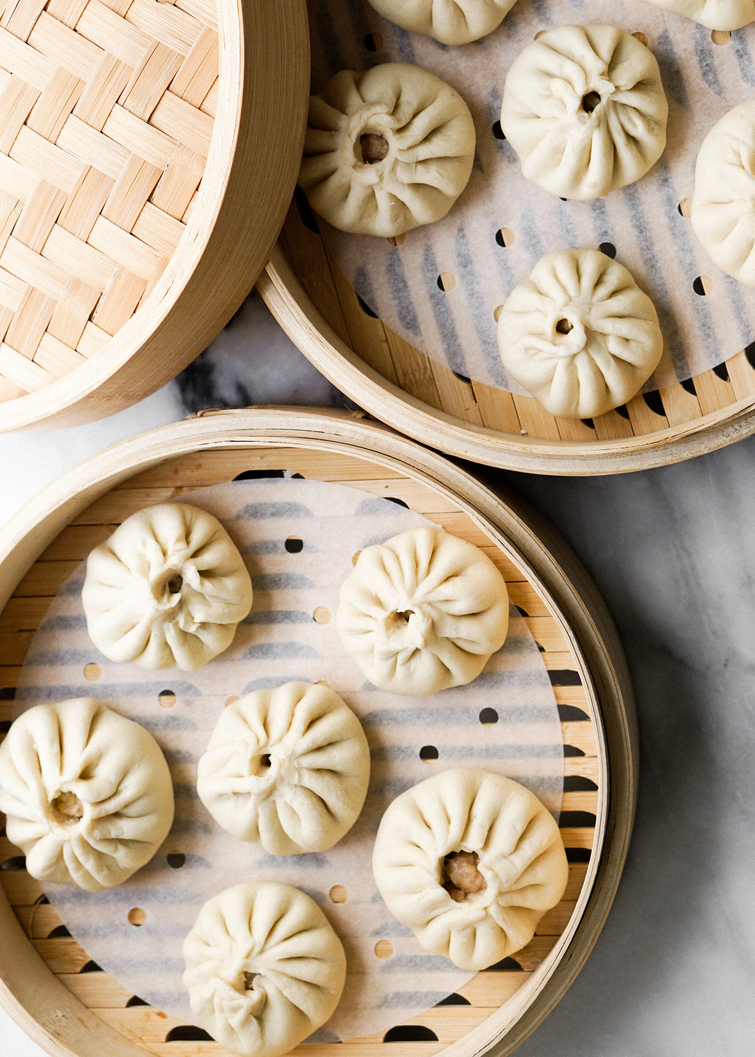 Chicken and Leek Steamed Buns — Eat Cho Food