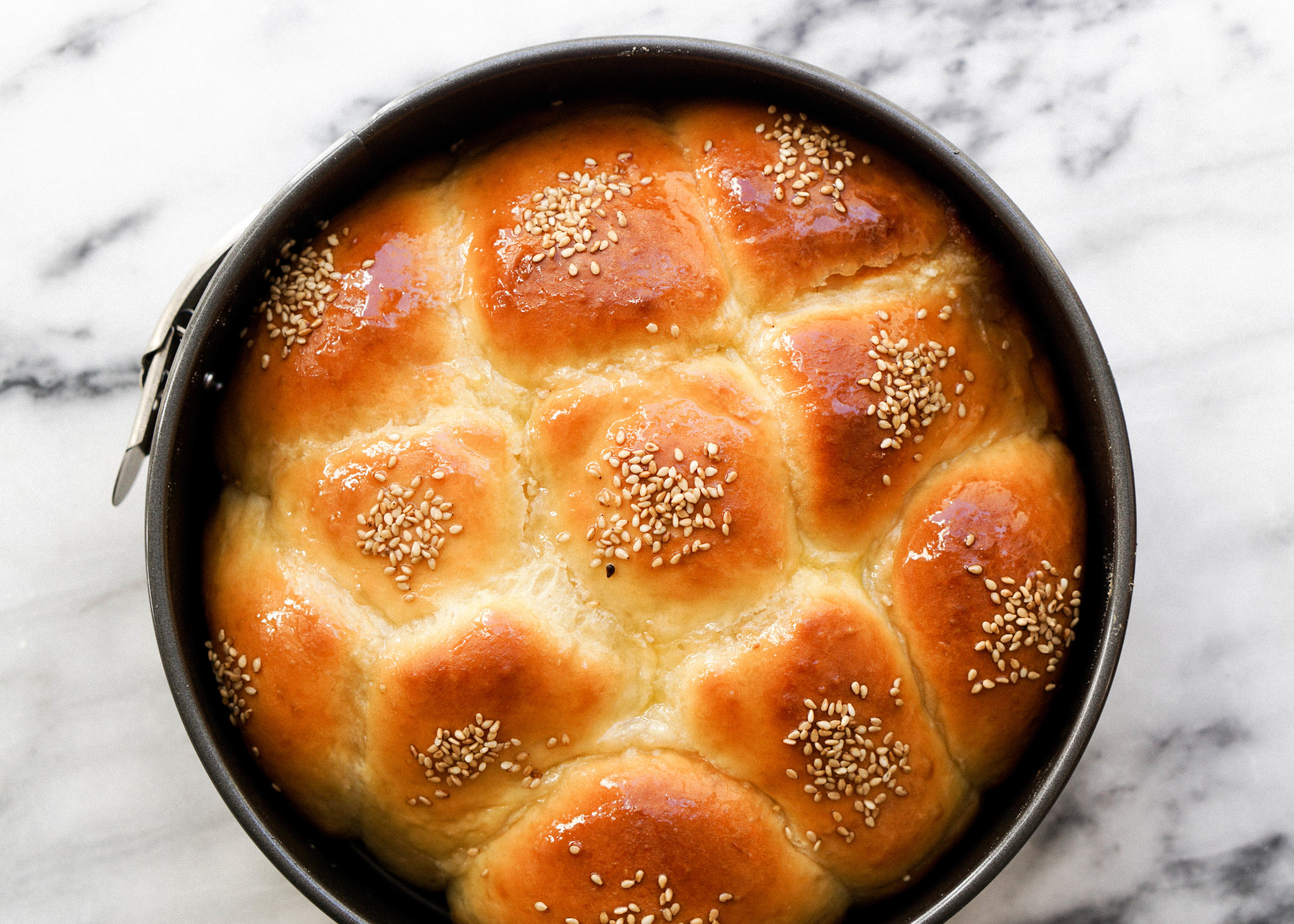 Pull Apart Coconut Buns — Eat Cho Food