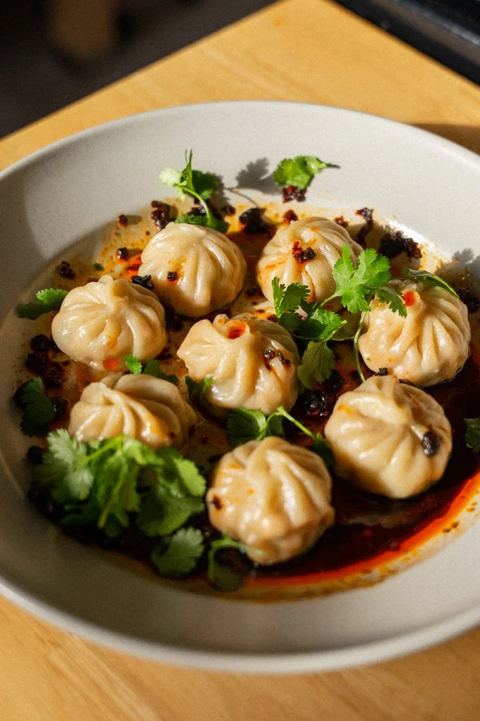 Salmon and Bell Pepper Dumplings — Eat Cho Food