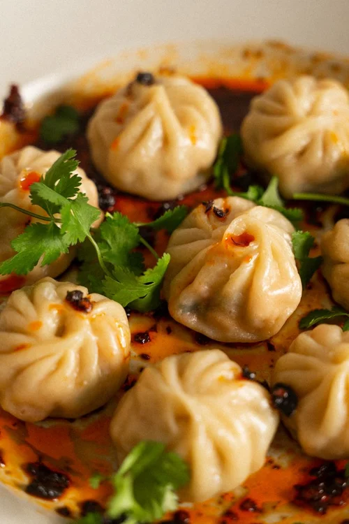 Salmon and Bell Pepper Dumplings — Eat Cho Food