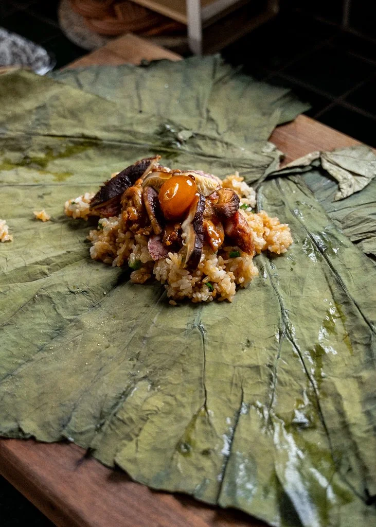 Lo Mai Gai (Lotus Wrapped Sticky Rice) — Eat Cho Food