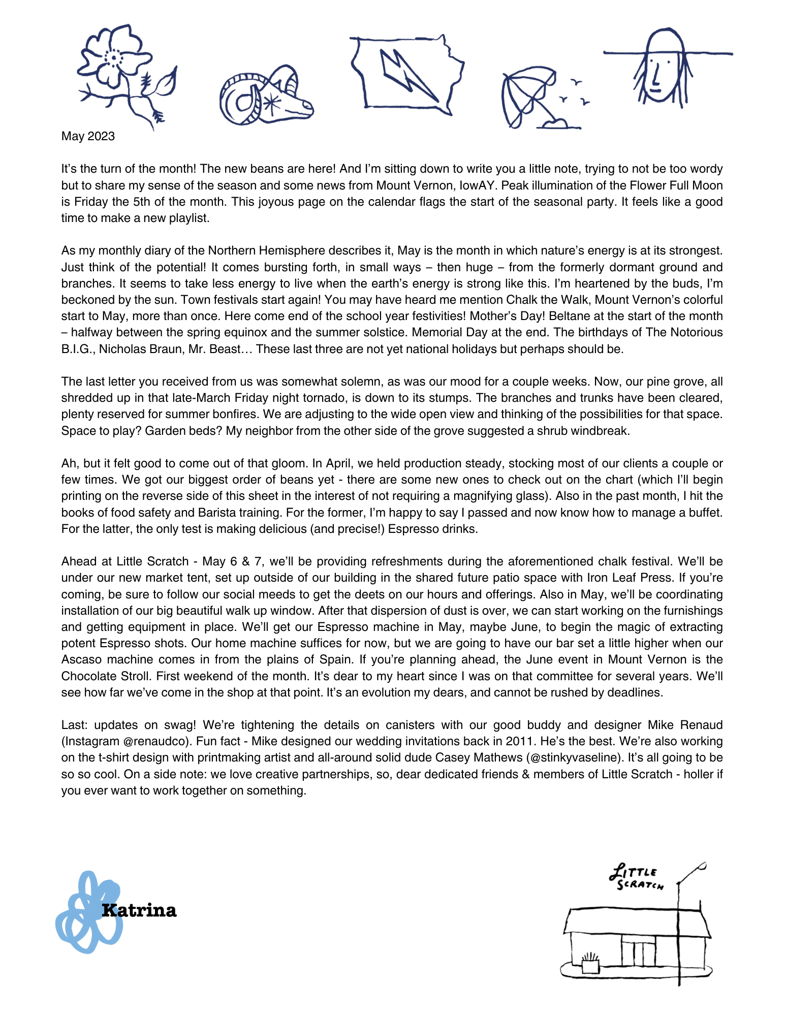 Newsletter Archive — LITTLE SCRATCH COFFEE ROASTERS