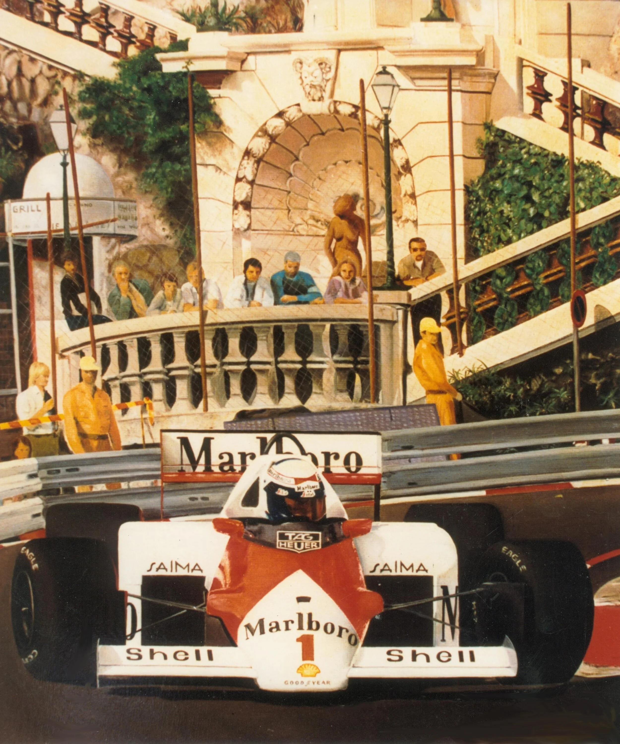 Alain Prost at Monaco (1986 Monaco Grand Prix) — Williamsburg Art Gallery