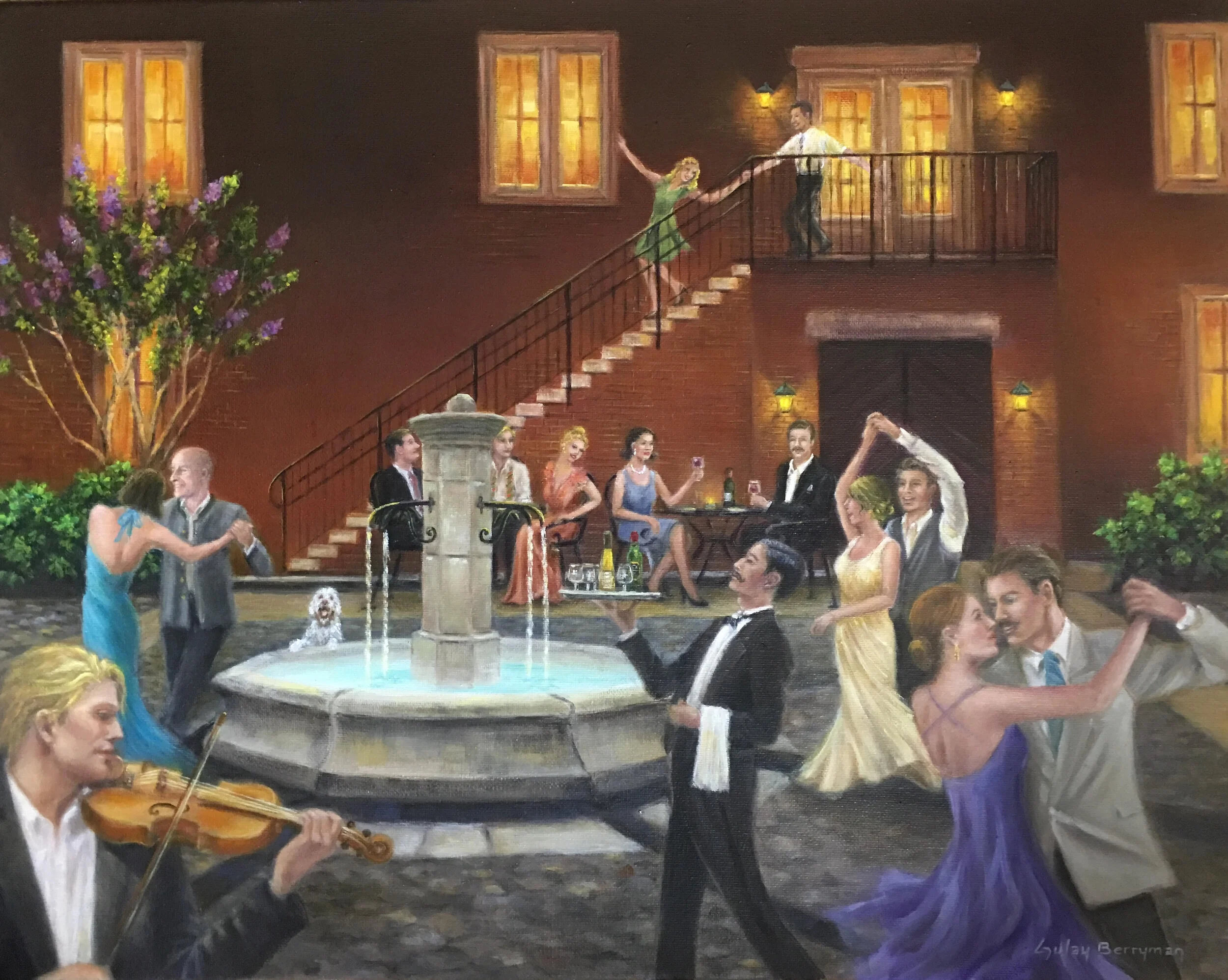 Dancing Under the Stars (Wedmore Place) — Williamsburg Art Gallery