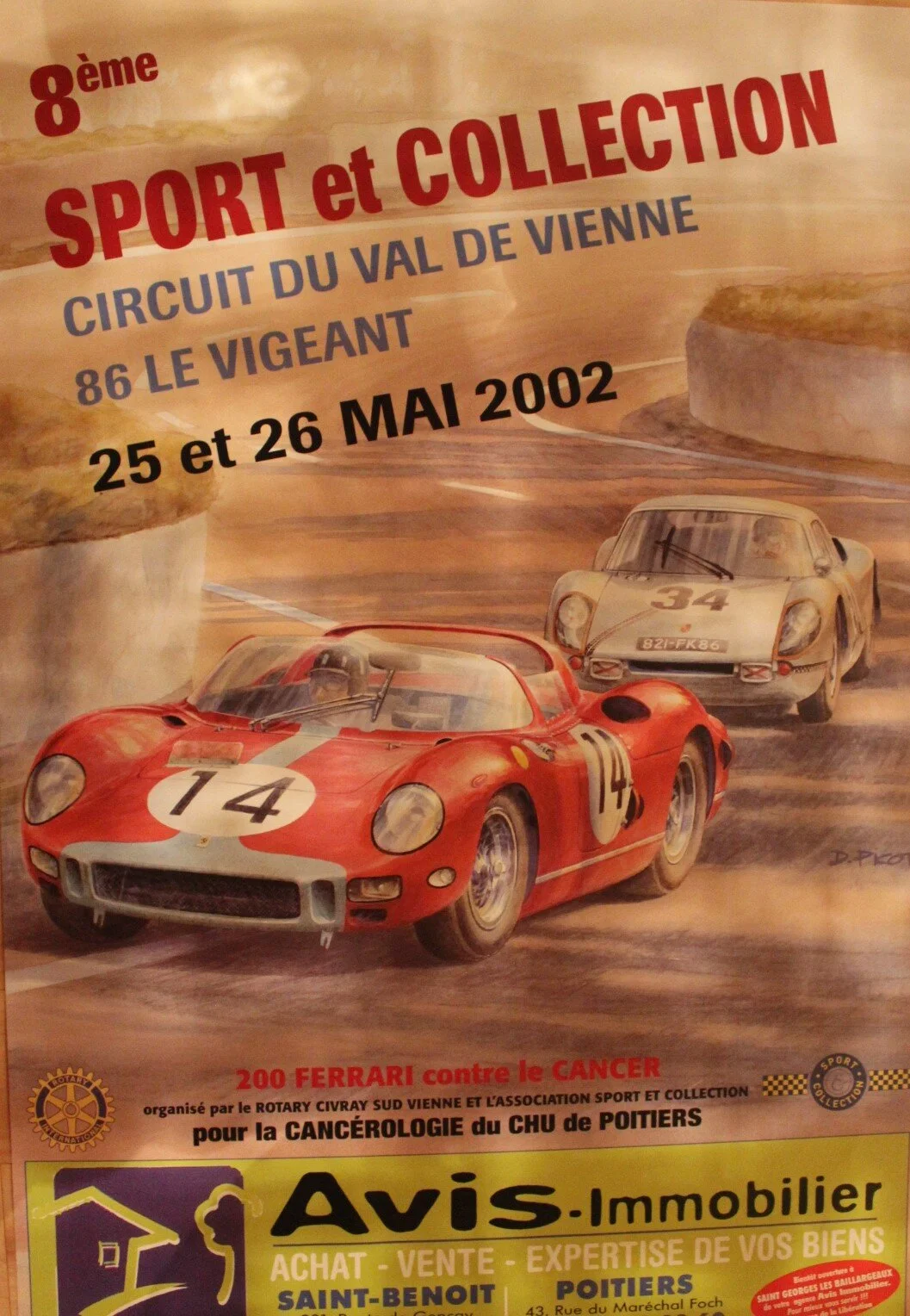Retromobile 2003 Event Poster — Williamsburg Art Gallery