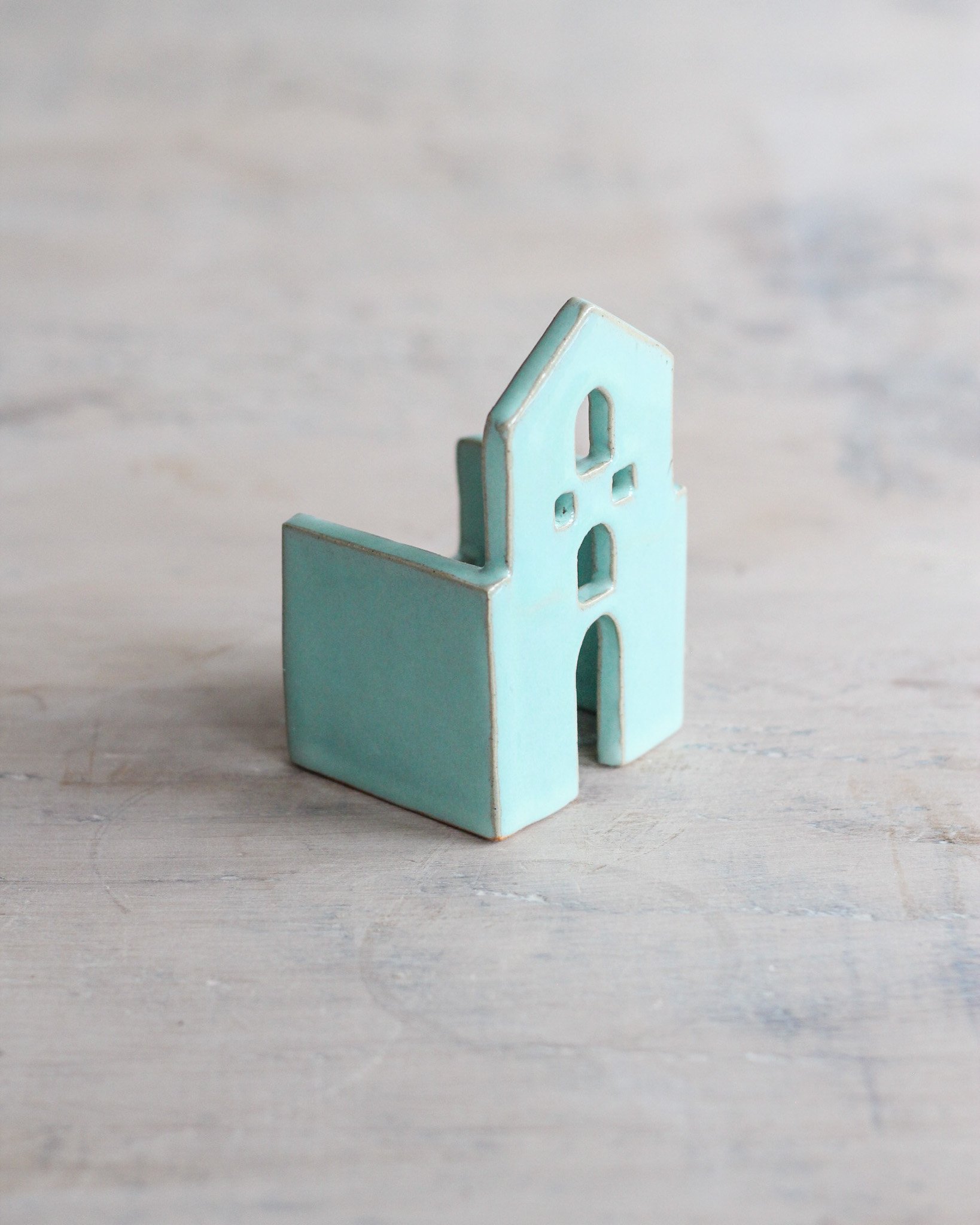 Cornish Tin Mine Tealight - Duck Egg — Kara Leigh Ford Ceramics