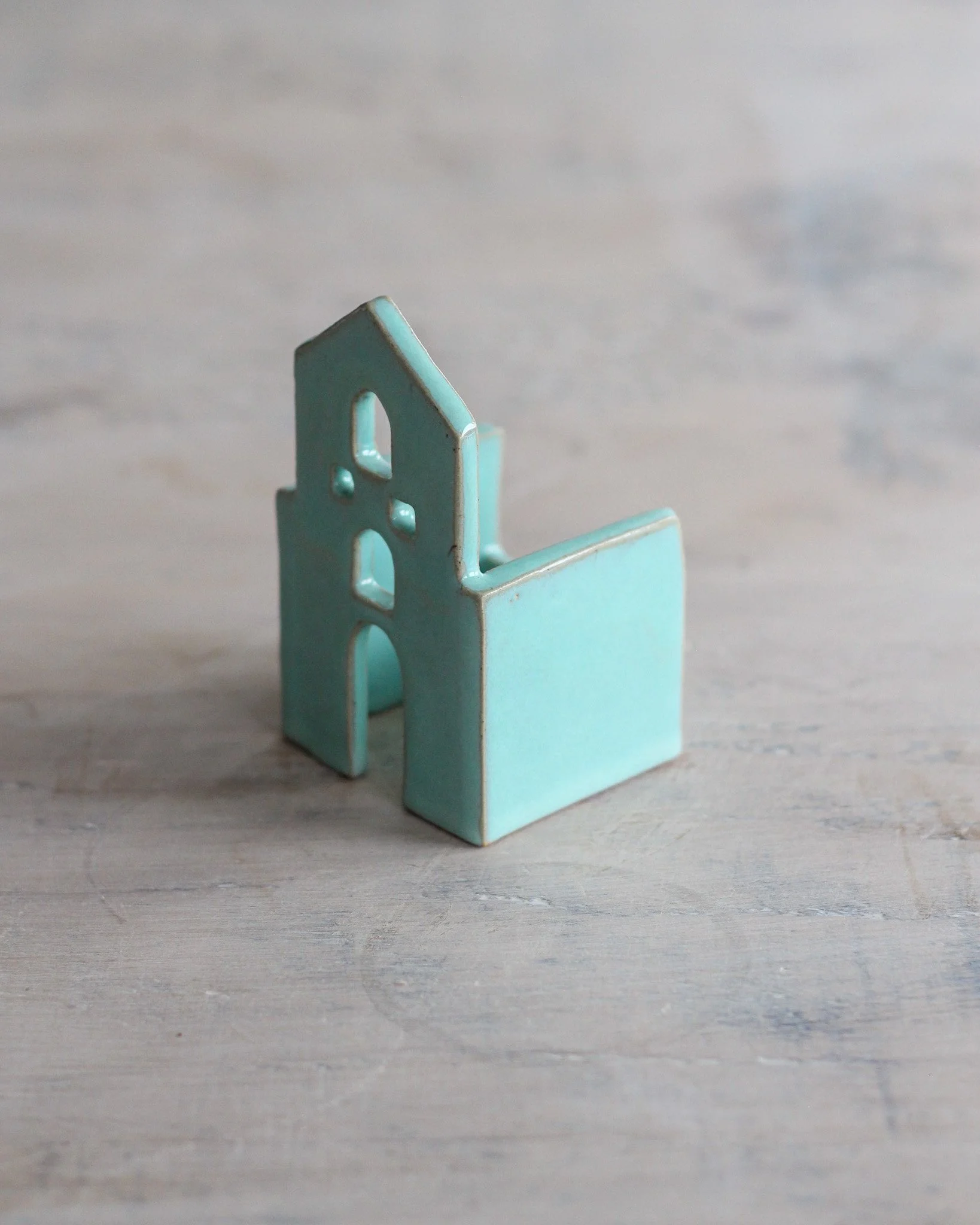 Cornish Tin Mine Tealight - Duck Egg — Kara Leigh Ford Ceramics