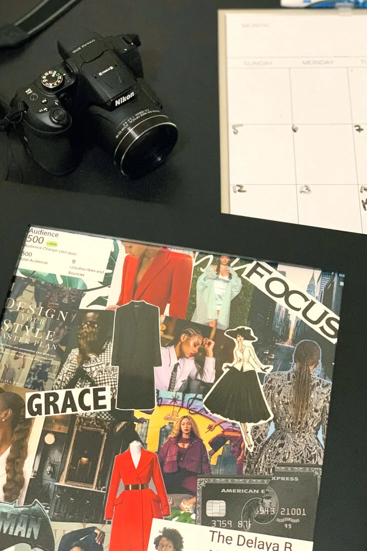 Fashionable Vision Board — Delaya B.