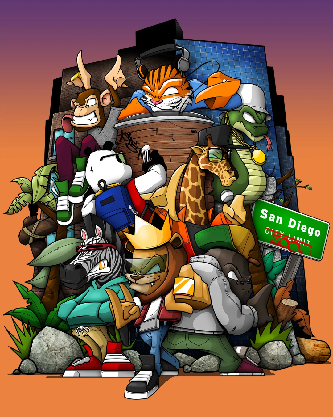 Character Collages — SPEN1