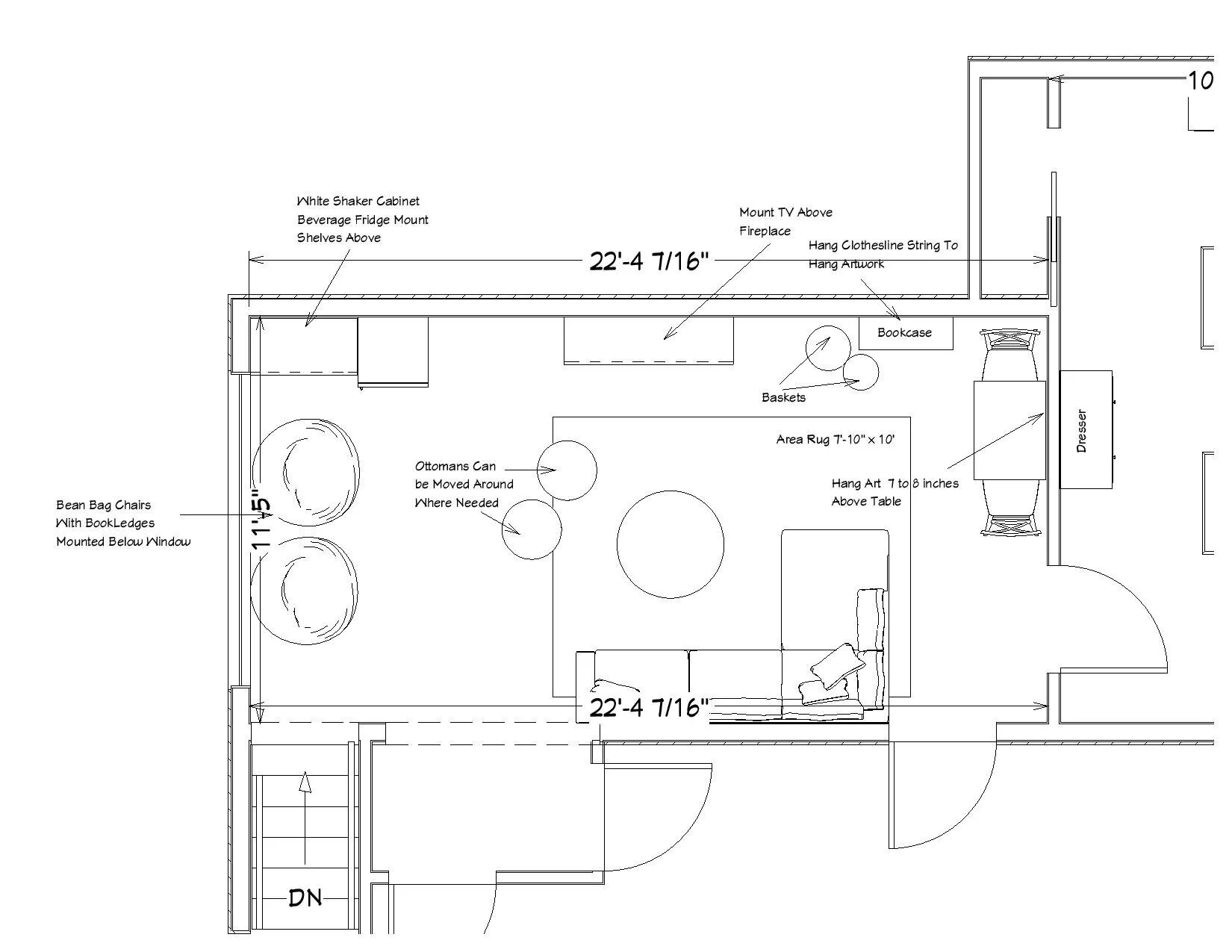 Family Friendly Basement Design — Melissa Grieve Interiors