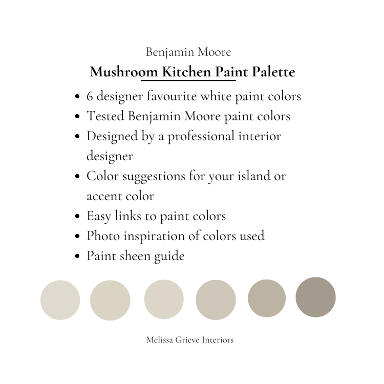 Pale Oak Whole Home Palette - Benjamin Moore PDF — Melissa Grieve Interiors