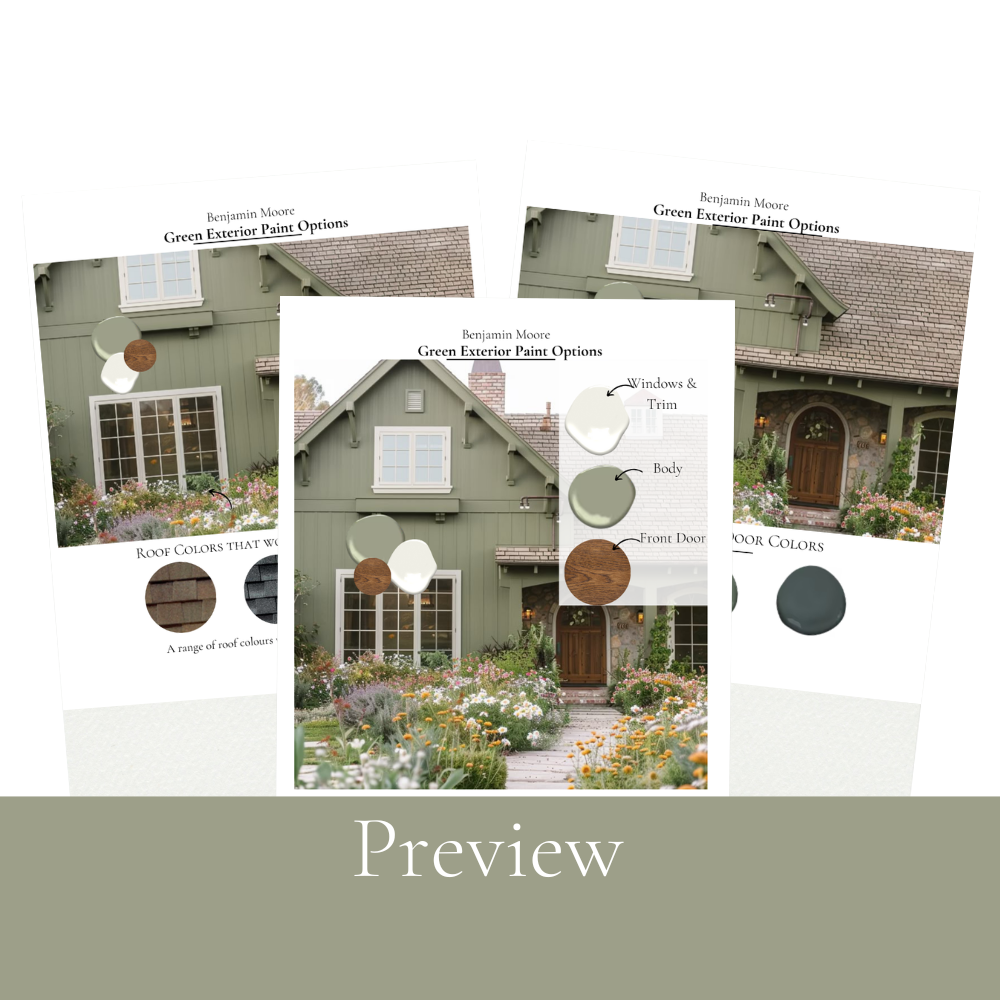 Brown Exterior Benjamin Moore Paint Palette Classic Exterior Design ...