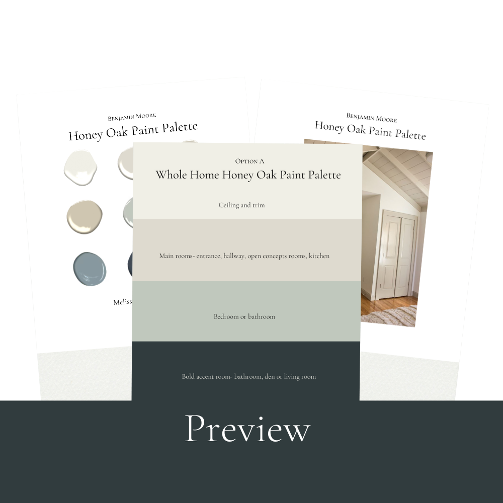 Pale Oak Benjamin Moore Coordinating Colors Whole House Paint Palette ...