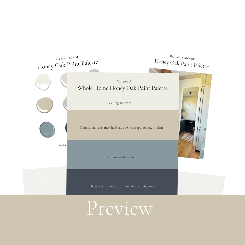 Pale Oak Benjamin Moore Coordinating Colors Whole House Paint Palette ...