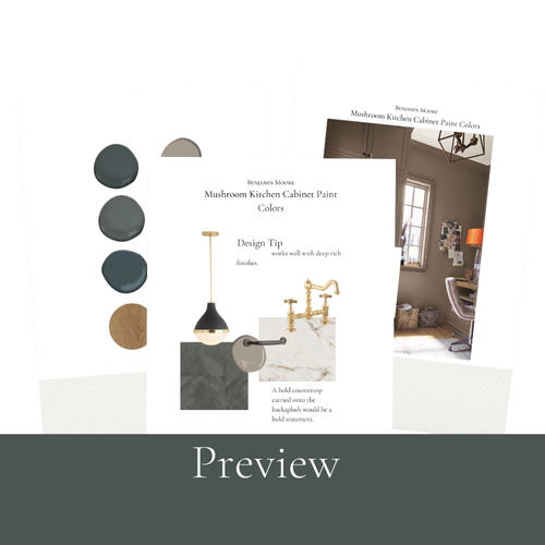 Pale Oak Benjamin Moore Coordinating Colors Whole House Paint Palette ...