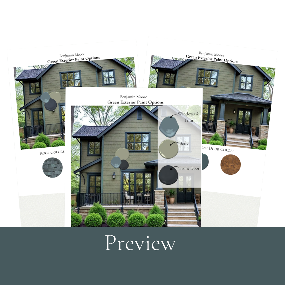 Brown Exterior Benjamin Moore Paint Palette Classic Exterior Design ...