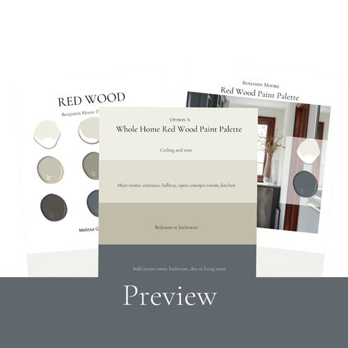 Pale Oak Benjamin Moore Coordinating Colors Whole House Paint Palette ...