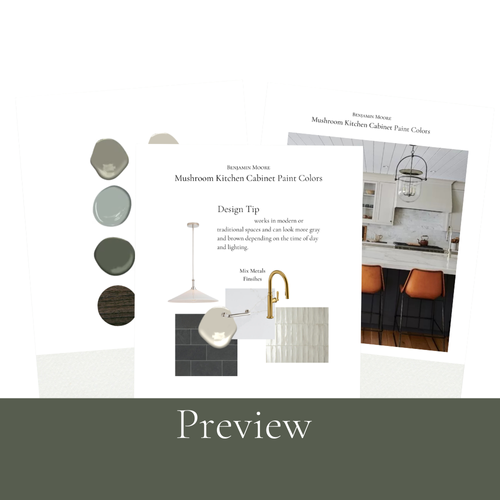 Pale Oak Benjamin Moore Coordinating Colors Whole House Paint Palette ...