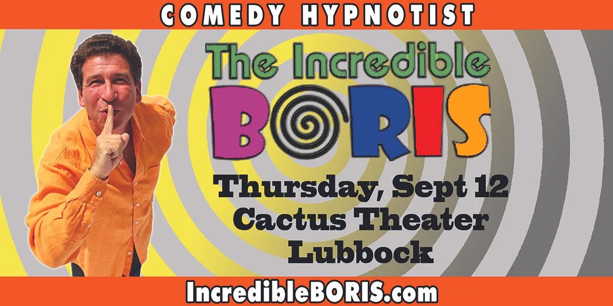 The Incredible Boris - World Famous Comedy Hypnotist - Live at Cactus ...