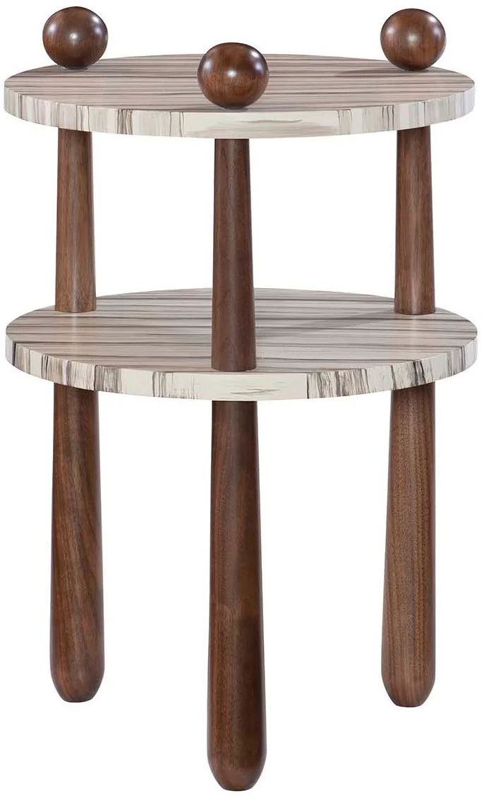 Chad Walnut Side Table — HABLE