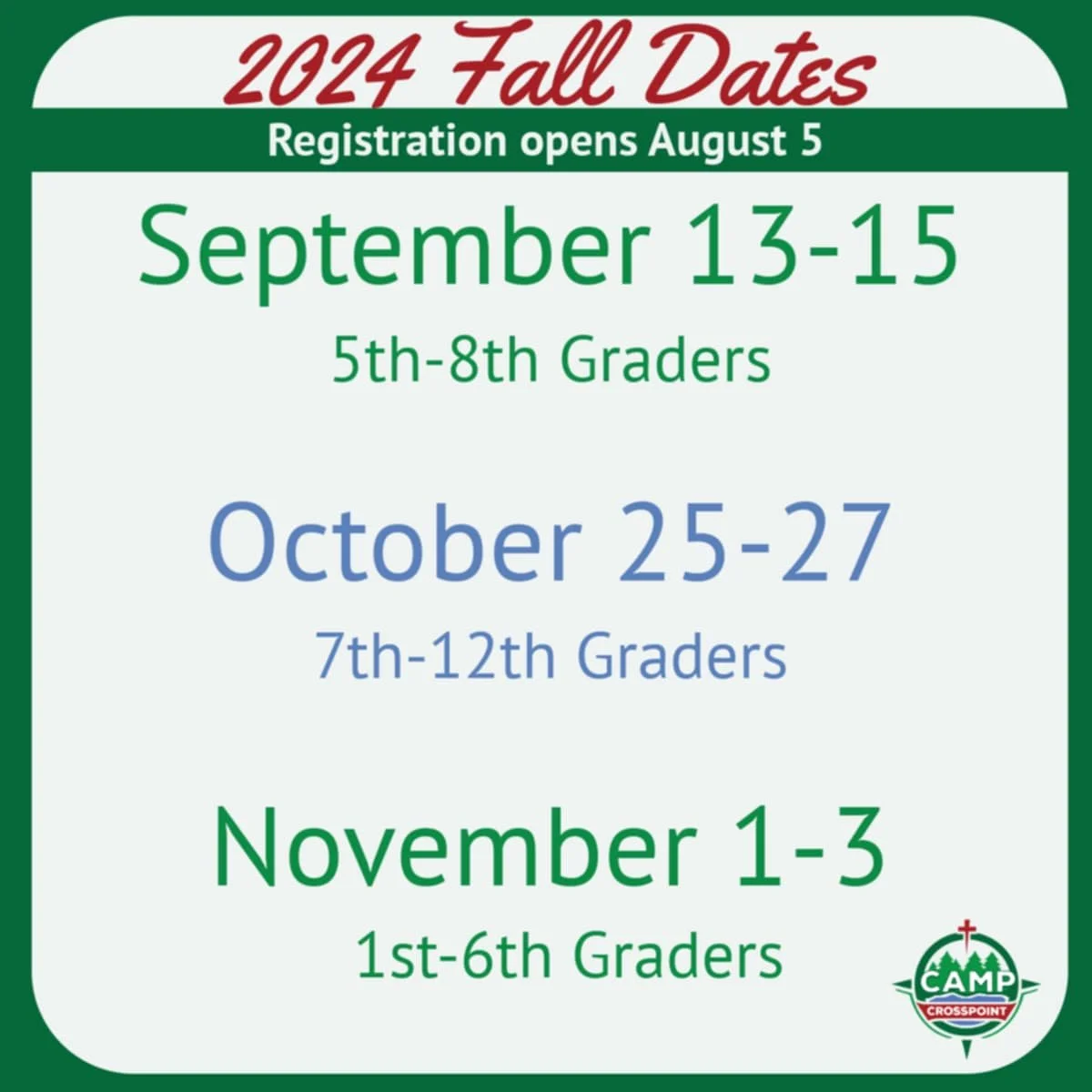 Camps — Camp Crosspoint