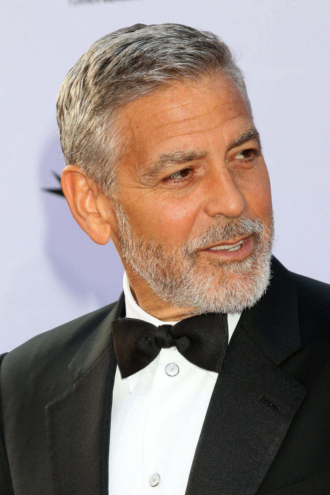 George Clooney Suit Beard