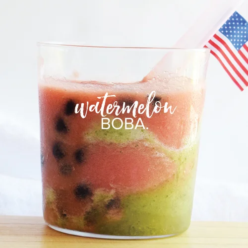 Day 184 - Watermelon Boba. — Andra Weber Creative