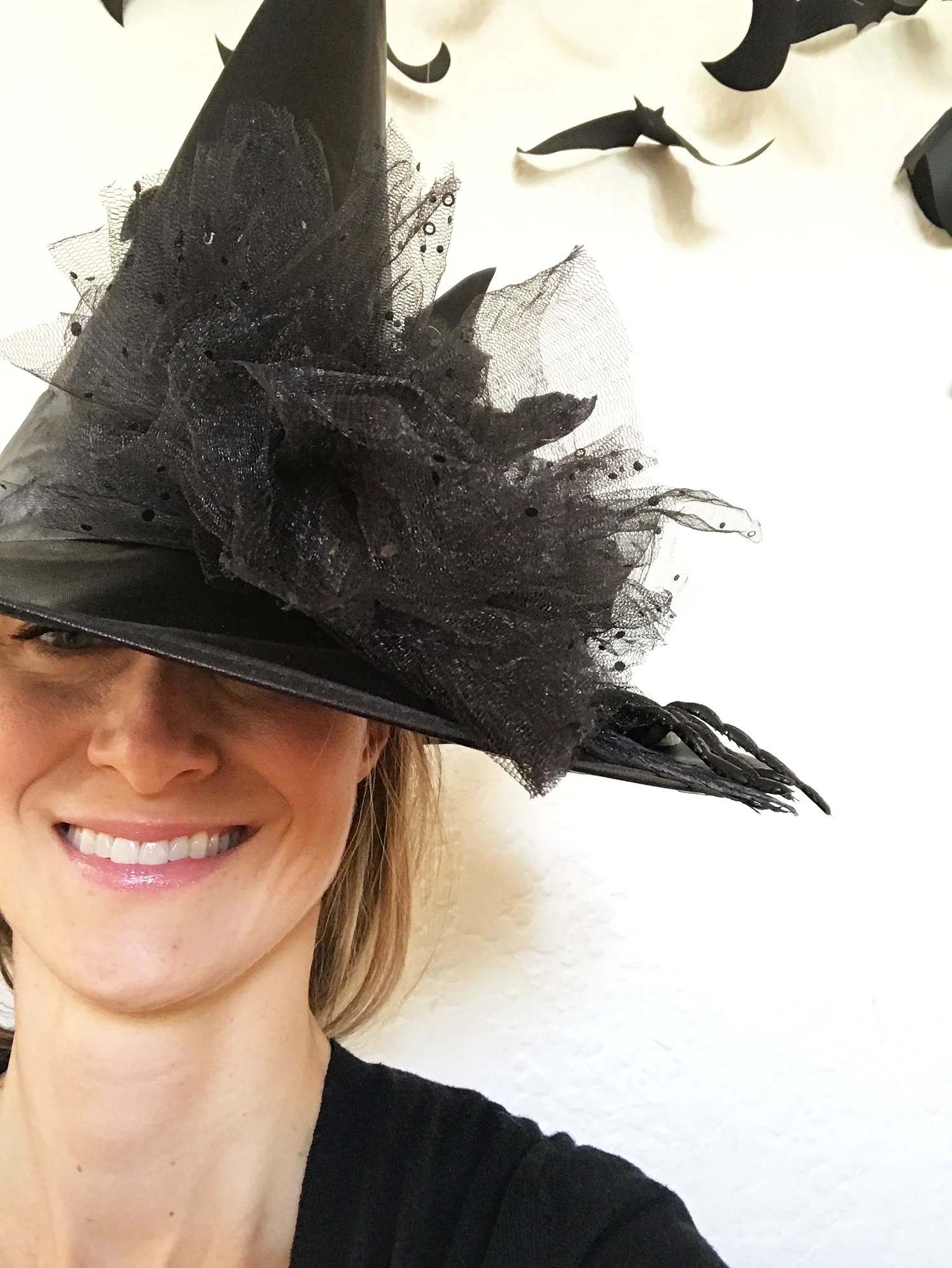 Day 290 - How To Make A $7 Glamorous Witch Hat. — Andra Weber Creative