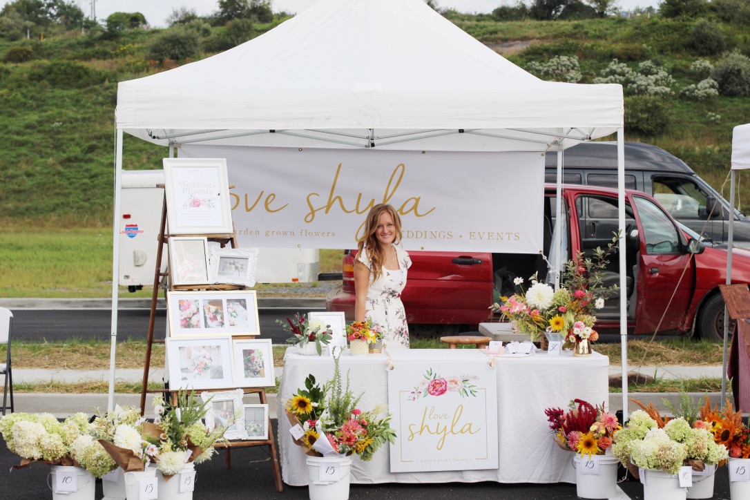 My Flower Stand at the Farmer's Market — Love Shyla