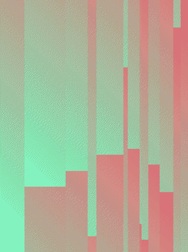 Gradients: Generative Collection — Glitch Textiles